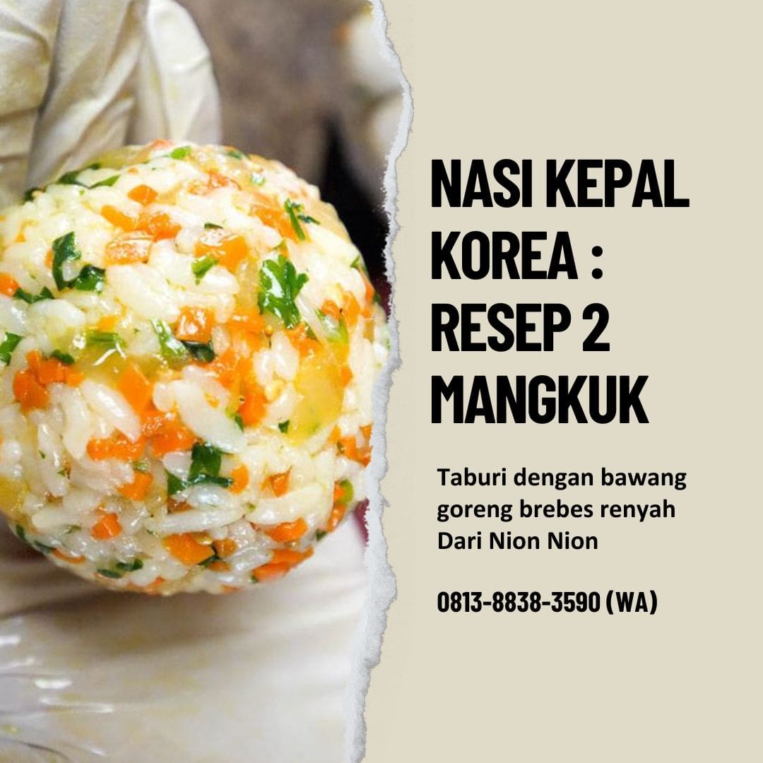 Nasi Kepal Korea : Resep Dengan 2 Mangkuk Nasi - Nion Nion